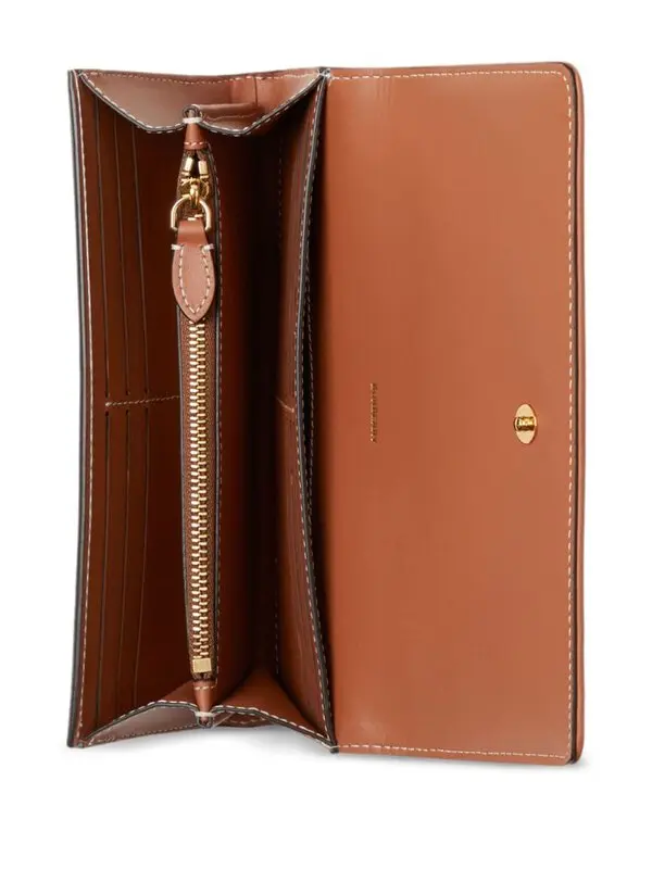 Burberry Check Folding Wallet - Neutrals