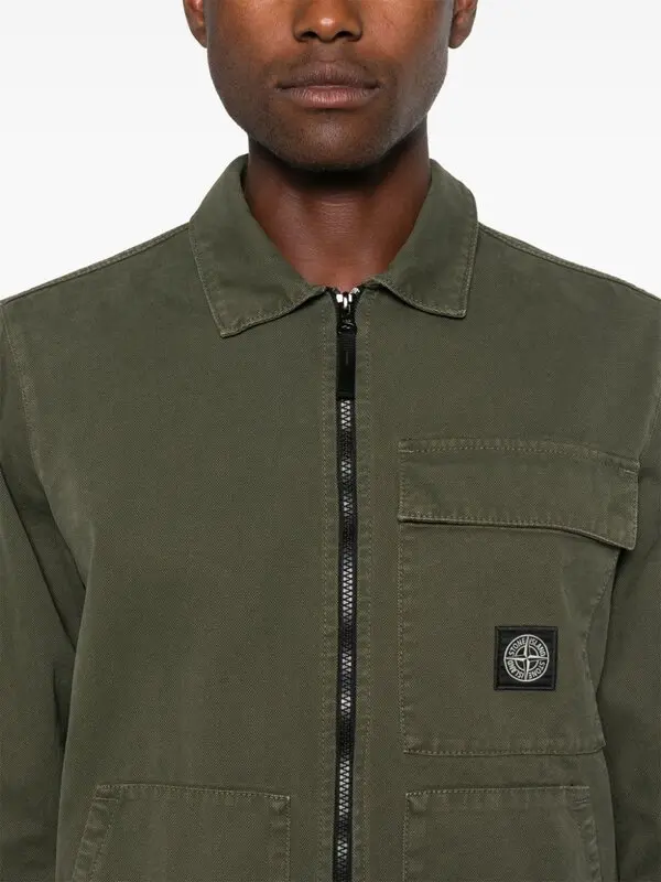 Stone Island Compass-motif Shirt