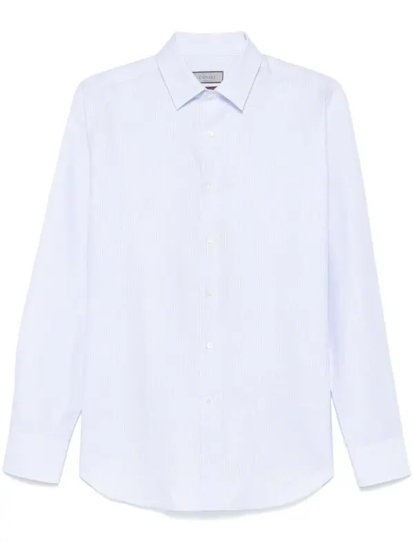Canali Striped Shirt - Blue