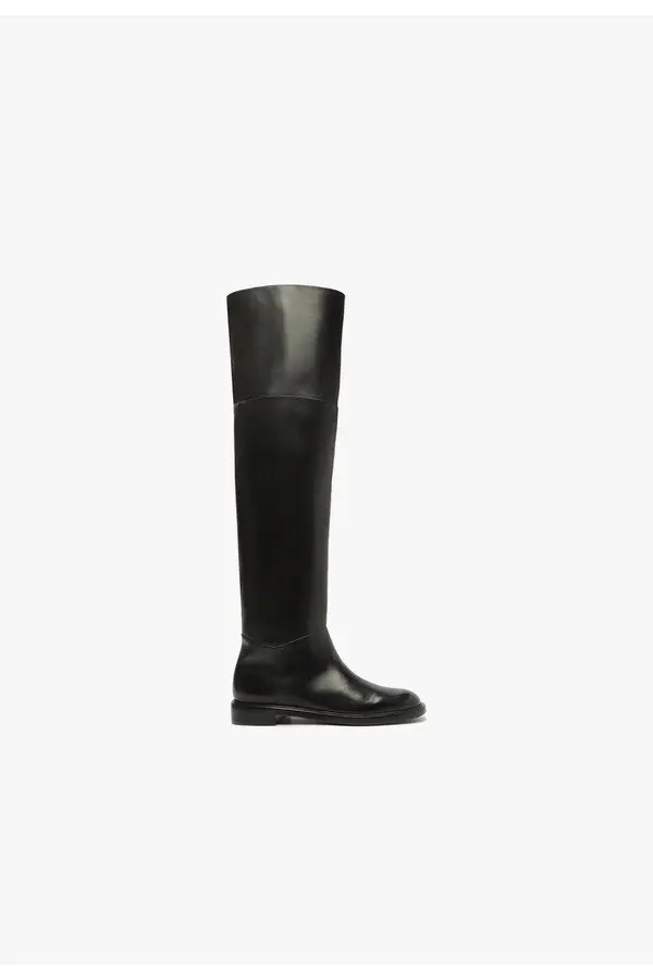 Schutz Terrance Over-The-Knee Boots In Black 60% Off Editorialist