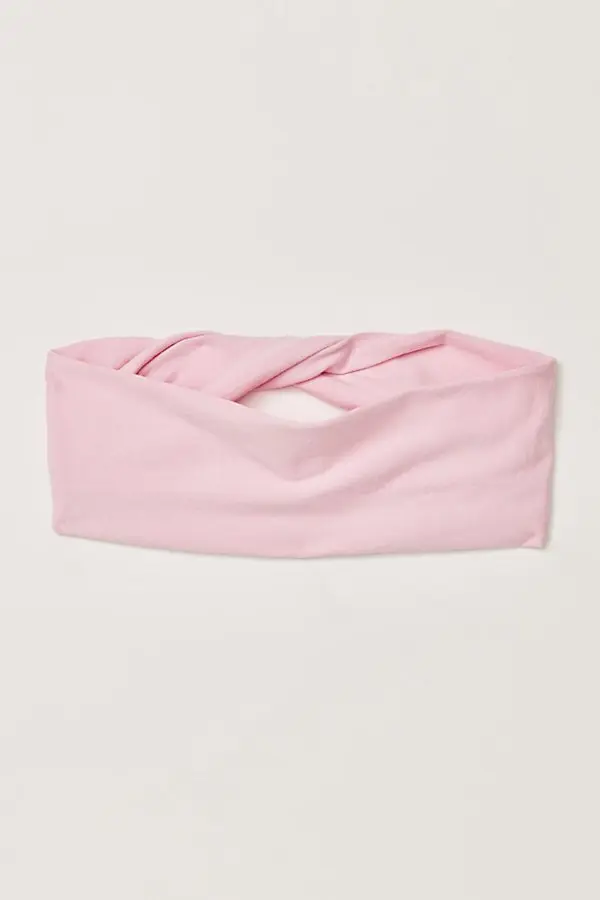 KOOSHOO Organic Twist Headband - Pink Mist