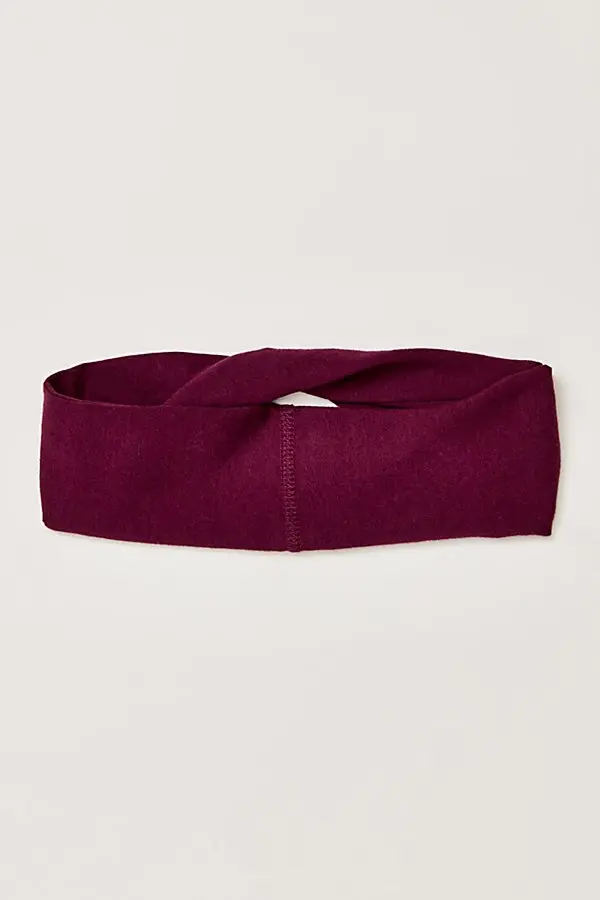 KOOSHOO Organic Twist Headband - Wild Beet