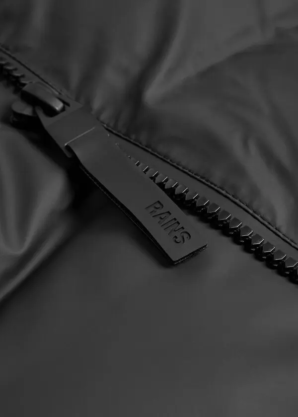 Rains Alta Long Quilted Waterproof Coat