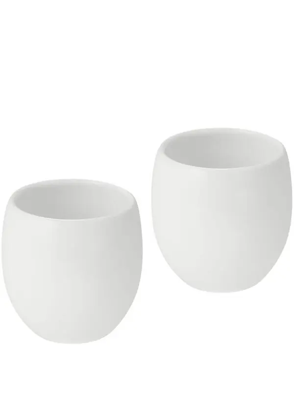 Christofle Mood Coffee Espresso Cups - White
