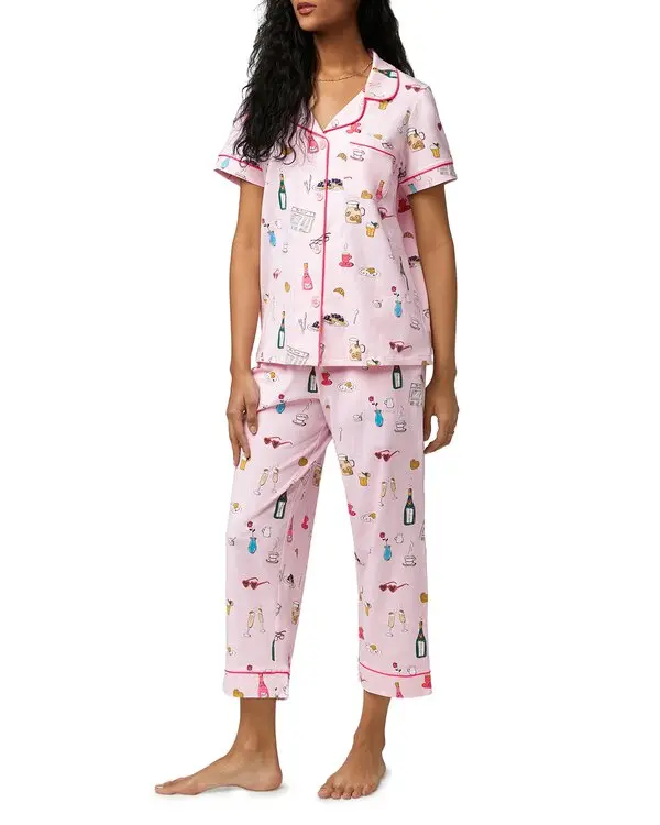 BEDHEAD PAJAMAS Cropped Pajama Set - Let's Do Brunch