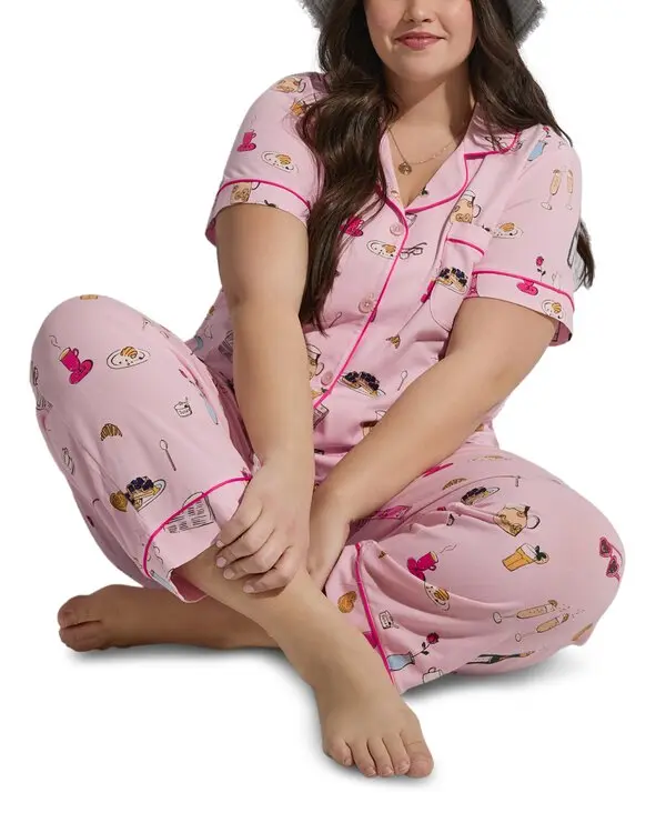 BEDHEAD PAJAMAS Cropped Pajama Set - Let's Do Brunch