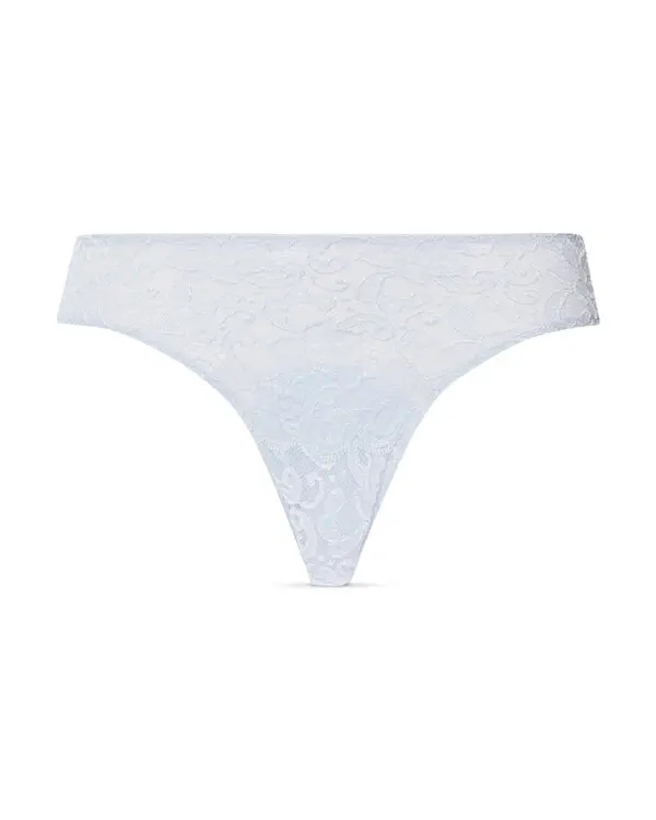 Hanro Moments Lace Bikini - Blue Dove