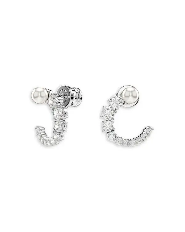 SWAROVSKI Matrix Hoop Earrings