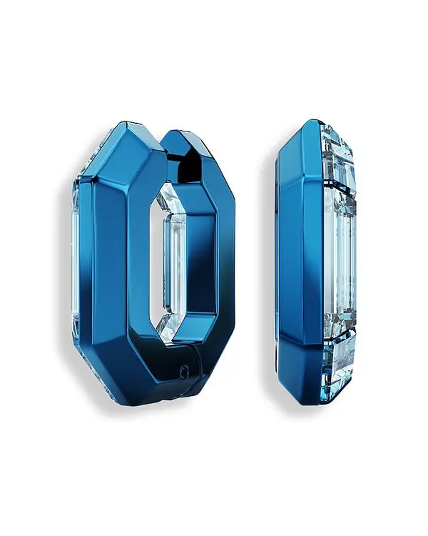 SWAROVSKI Lucent Hoop Earrings - Blue