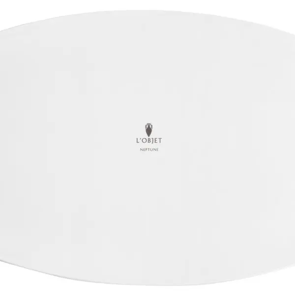 L'Objet Neptune Oval Platter, Large - White