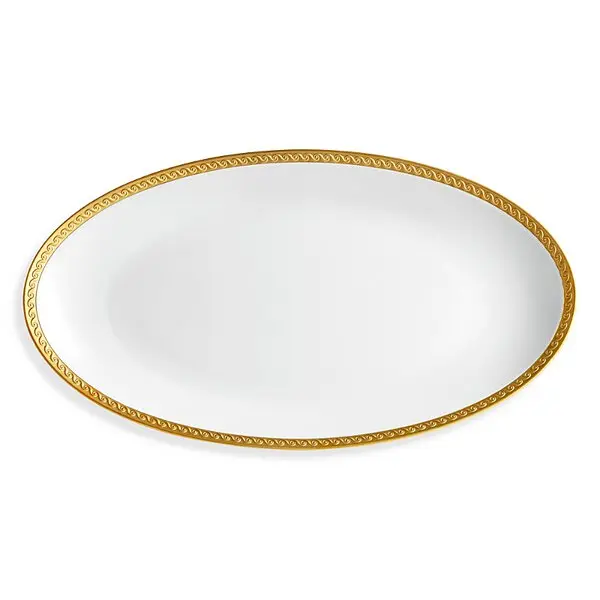 L'Objet Neptune Oval Platter, Large - Gold