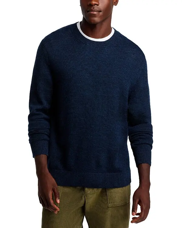ALEX CRANE Campo Wool Crewneck Sweater - Indigo