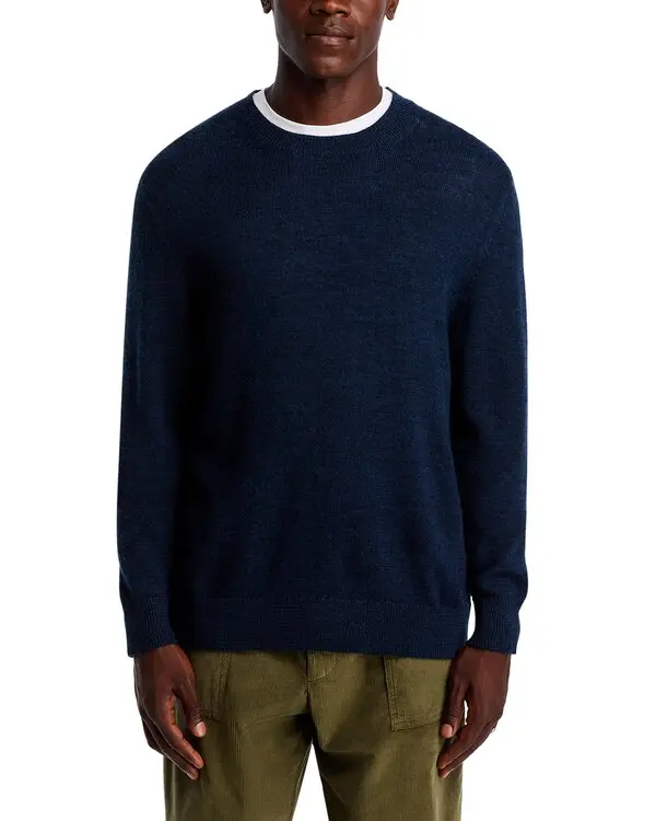 ALEX CRANE Campo Wool Crewneck Sweater - Indigo