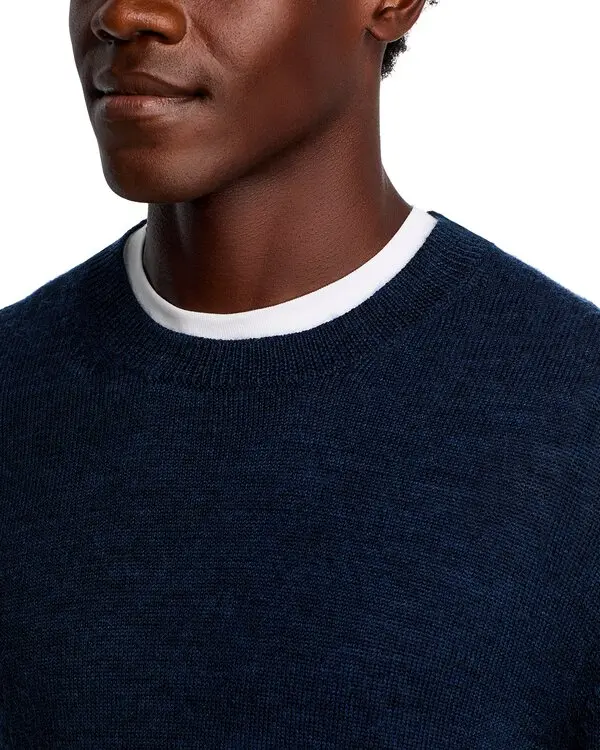 ALEX CRANE Campo Wool Crewneck Sweater - Indigo