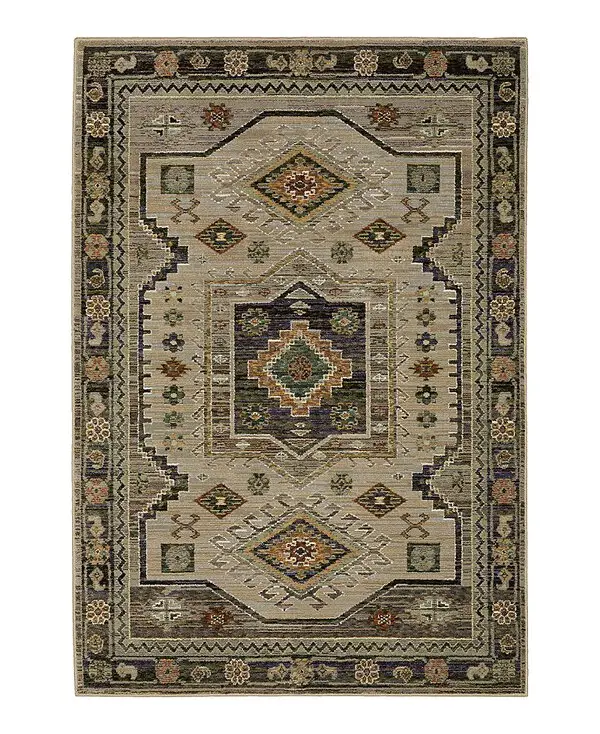 ORIENTAL WEAVERS Andorra 2442d Area Rug, 7'10 X 10'10 - Grey