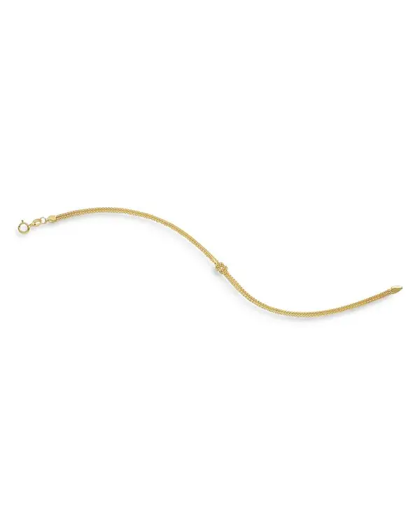 ALBERTO AMATI 14k Yellow Knotted Popcorn Link Bracelet - Gold