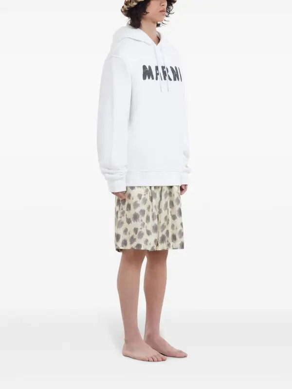 Marni Logo Print Hoodie