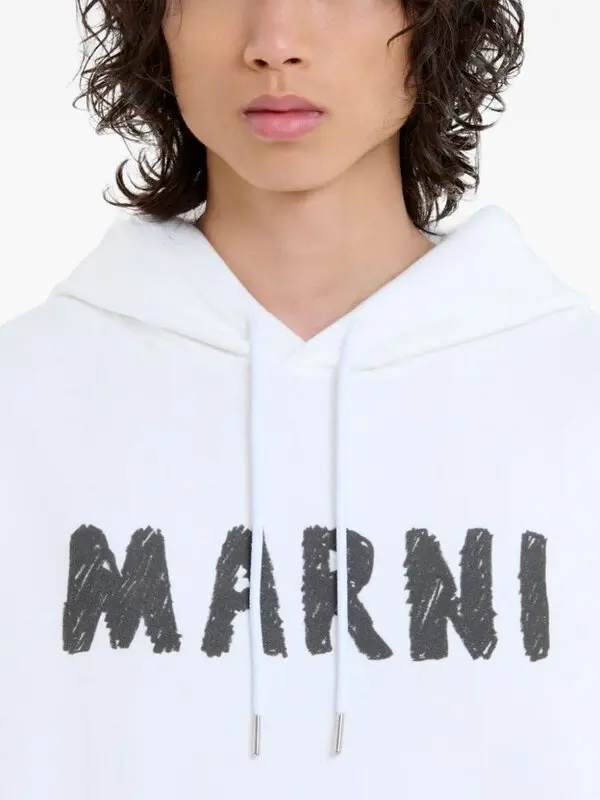 Marni Logo Print Hoodie