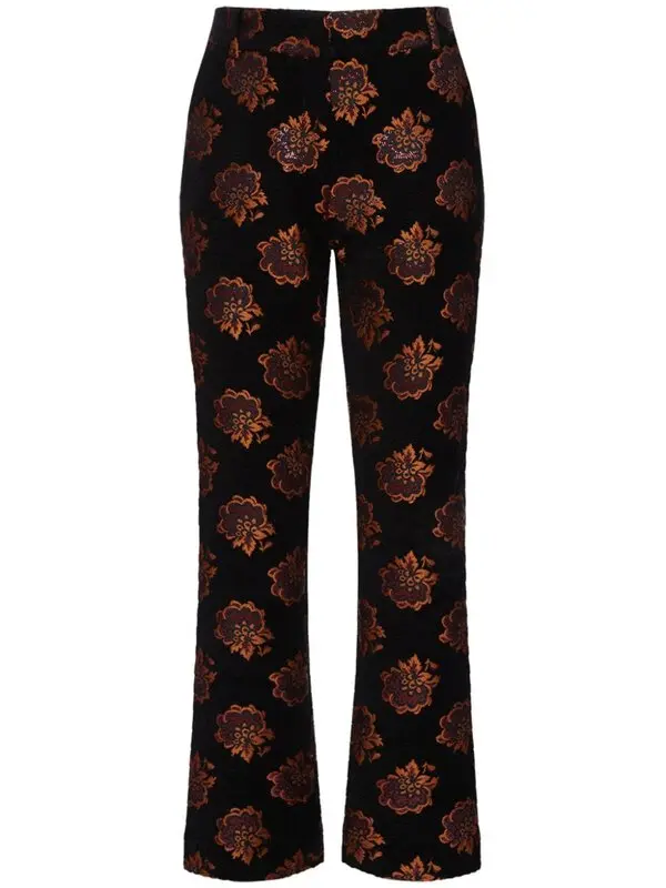 La DoubleJ 24/7 Jacquard Trousers - Black