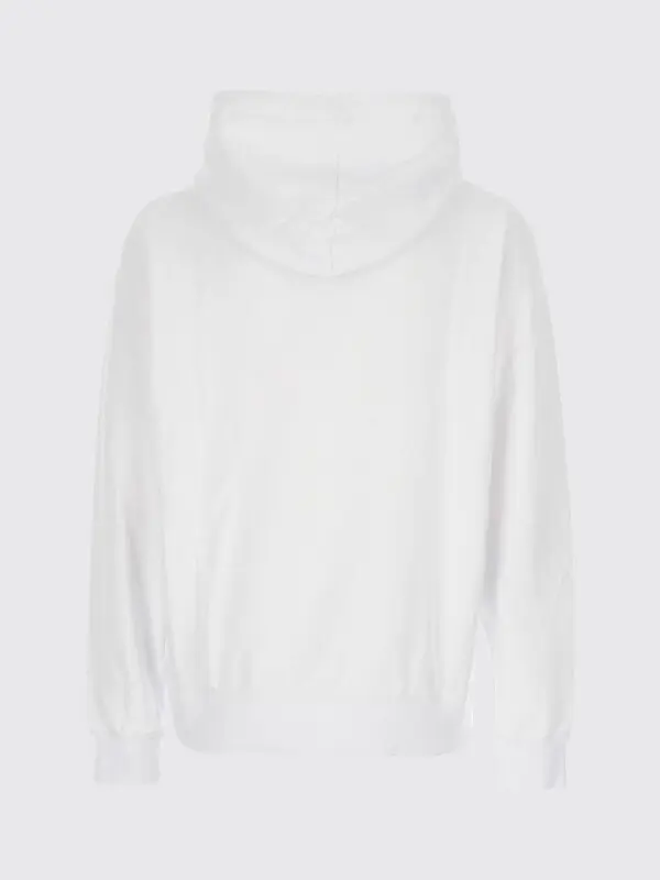 Dsquared2 Cotton Hoodie With Contrast Logo - White