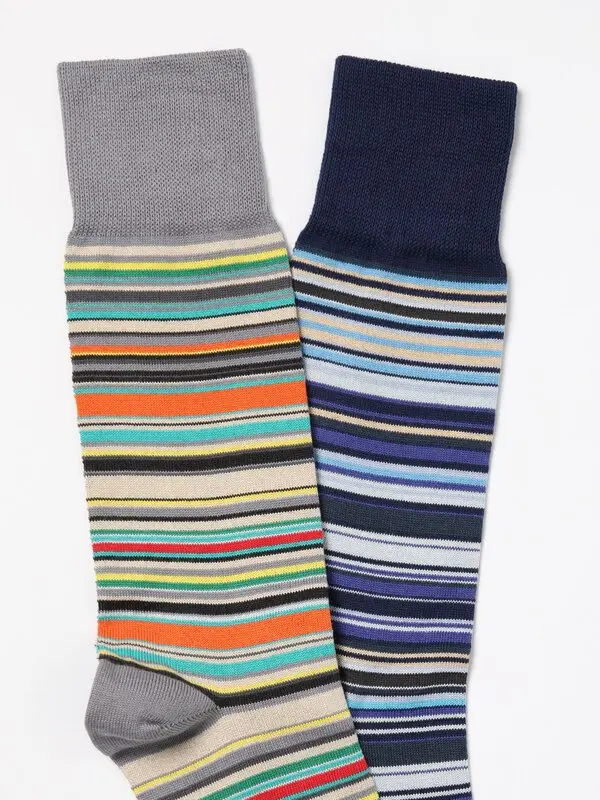 Paul Smith Striped Crew Socks - Fa01