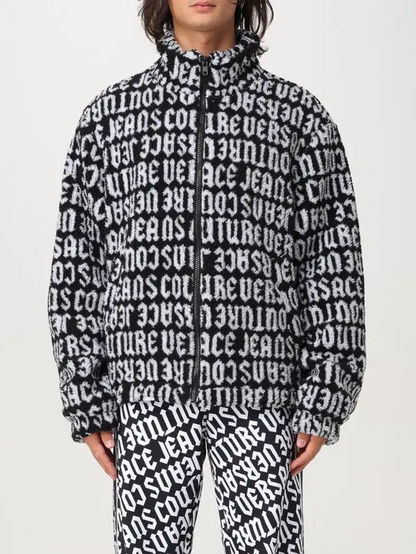 Versace Zip-up Jacket - Black