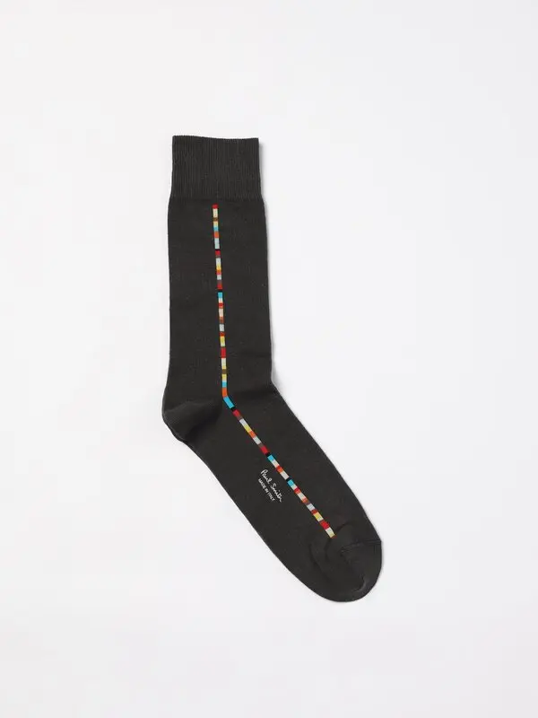 Paul Smith Ribbed Socks - Military