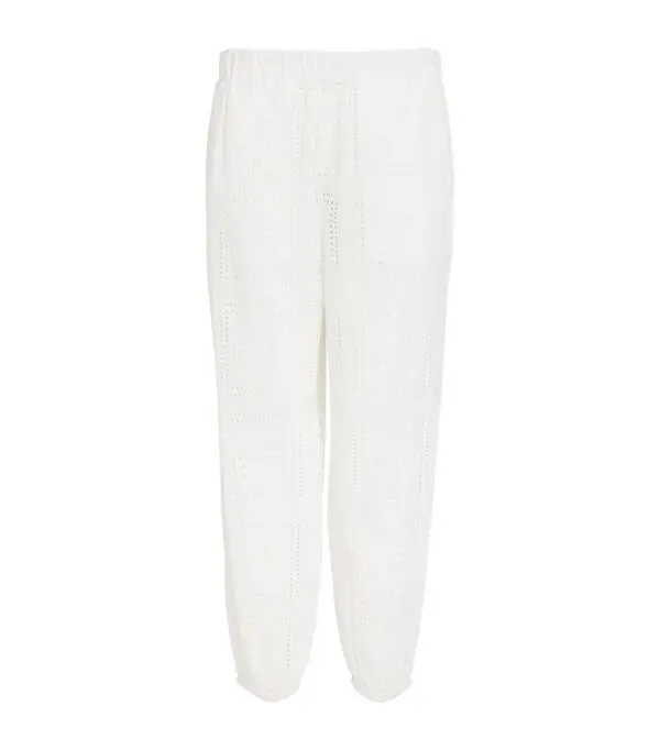 Tory Burch Cotton Eyelet Trousers