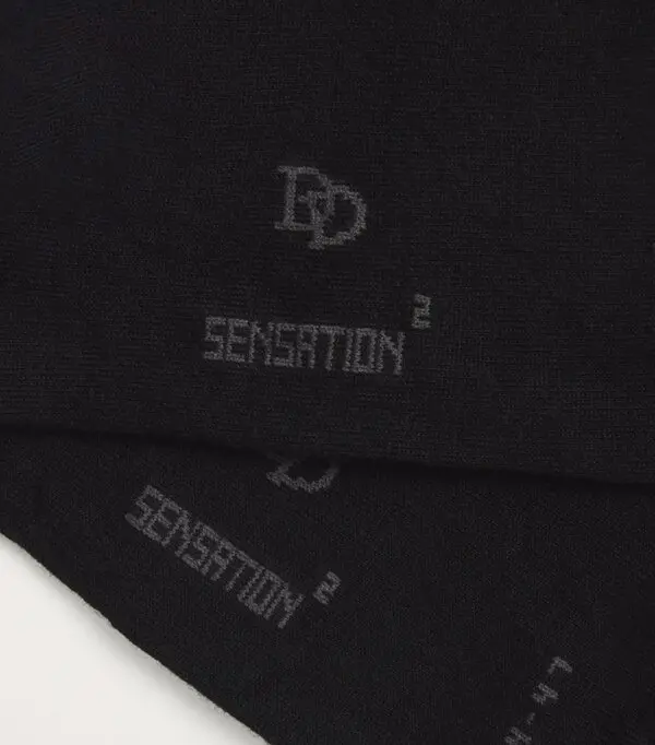 DORE DORE Merino-cotton Blend Socks - Black