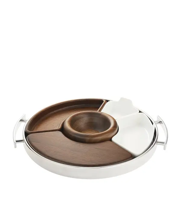Christofle Stainless Steel Mood Coffee Tray - Silver