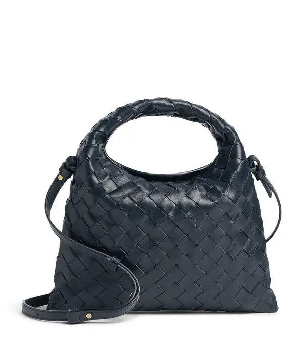 Bottega Veneta Mini Calfskin Hop Bag
