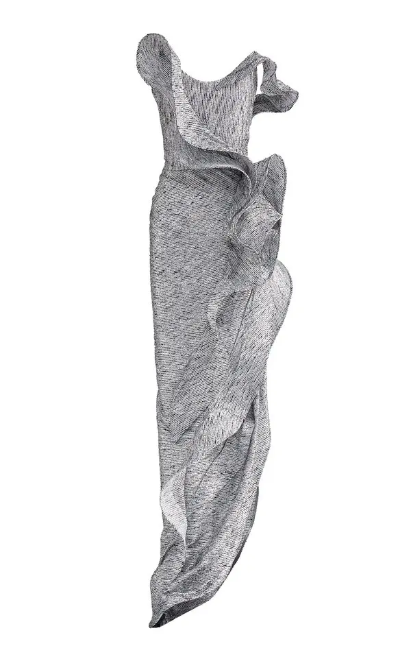 Maticevski Satellite Wave Structured Gown