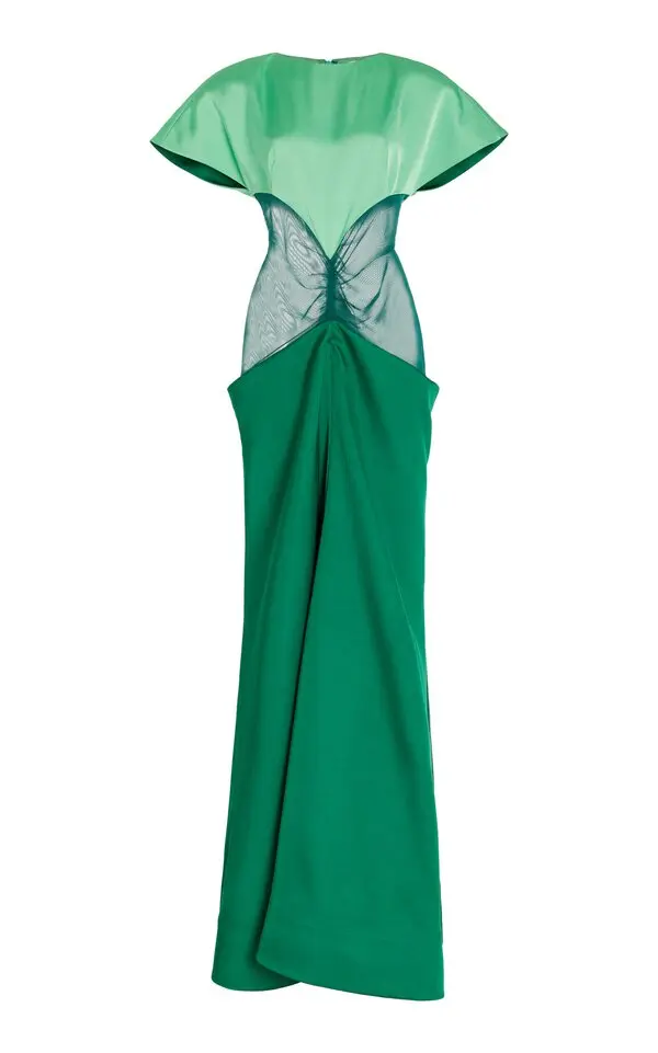 Rosie Assoulin Sands Through The Hourglass Gown - Green | Editorialist