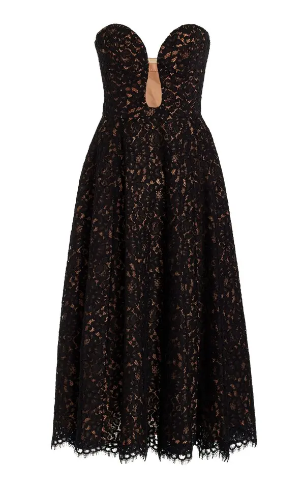 michael michael kors floral lace dress MICHAEL Michael Kors Floral Lace Bell-Sleeve Mini Dress