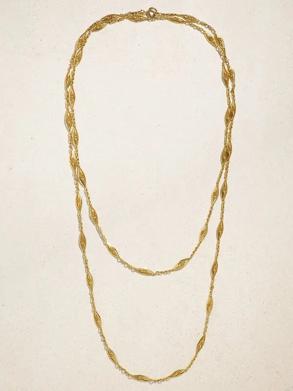 Fred Leighton Art Nouveau 18-karat Necklace