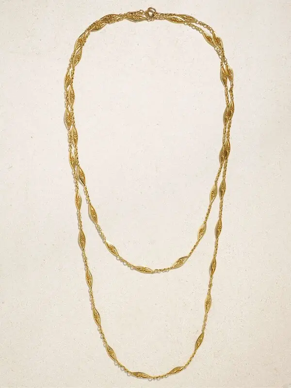 Fred Leighton Art Nouveau 18-karat Necklace