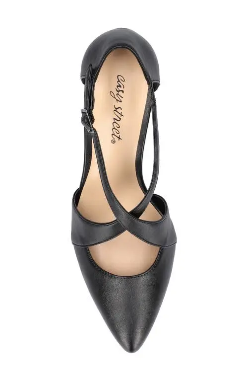 EASY WORKS BY EASY STREET Elegance Pointed Toe Pump - Black