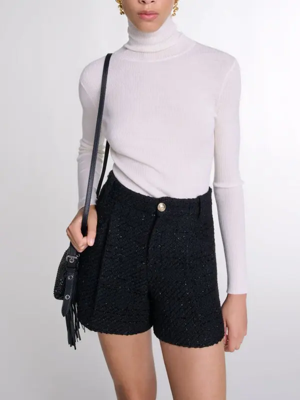 Maje Tweed Shorts