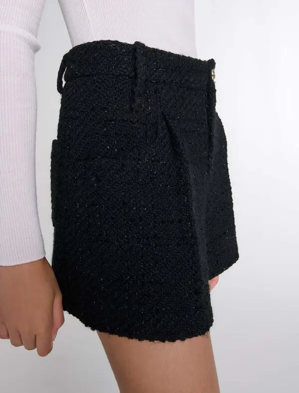 Maje Tweed Shorts