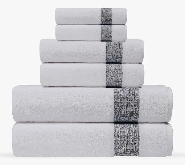 DEPERA HOME Pera 6 Pcs Turkish Towels Set - One-color