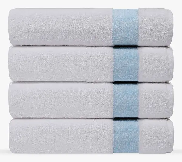 DEPERA HOME Pera 4 Pcs Turkish Bath Towels Set - One-color