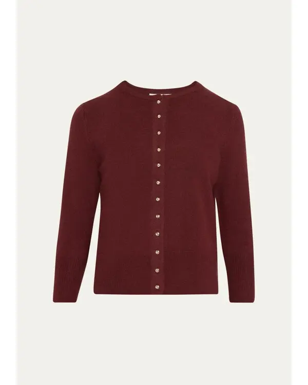 Vince V-neck Cashmere Sweater - Crimson