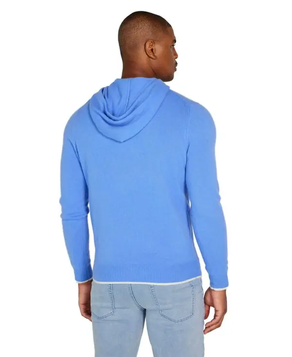 REDVANLY Quincy Cashmere Sweater - Blue