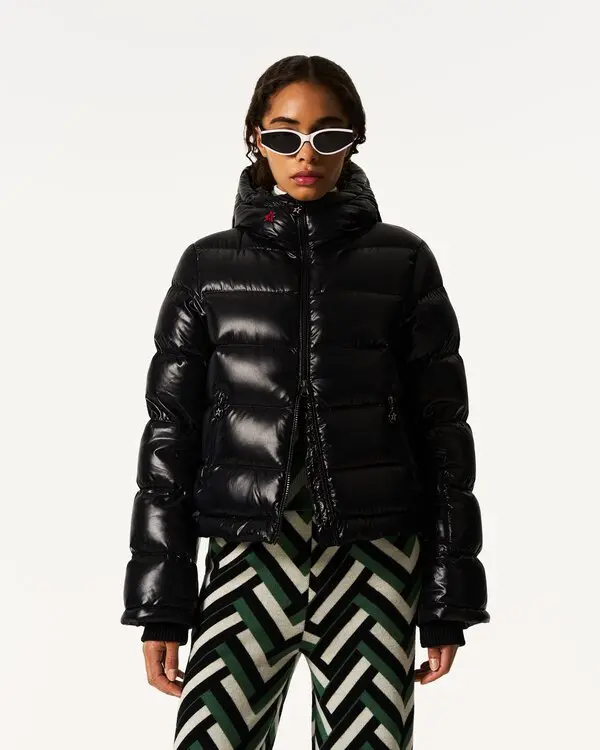 Perfect Moment Polar Flare Down Jacket - Black-cire