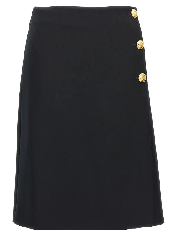 Emilio Pucci Cady Wrap Skirt
