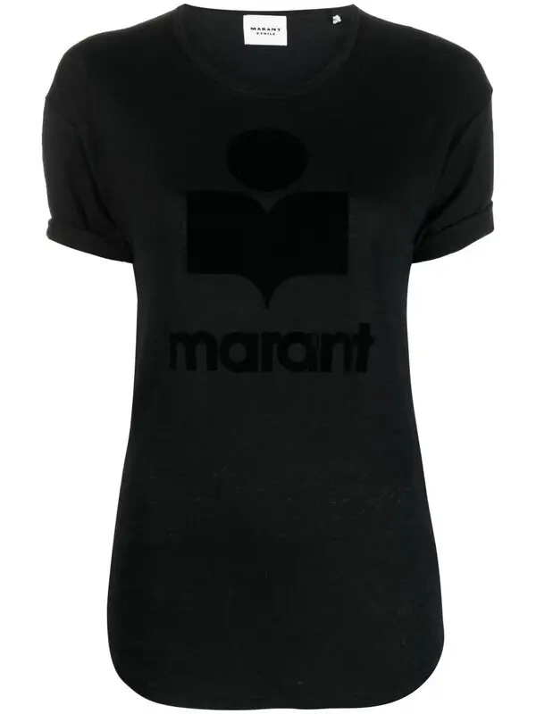 MARANT ETOILE Koldi Logo T-shirt - Black