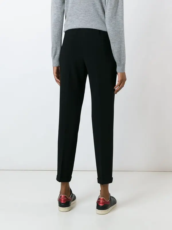 Alberto Biani Straight Leg Trousers - Black