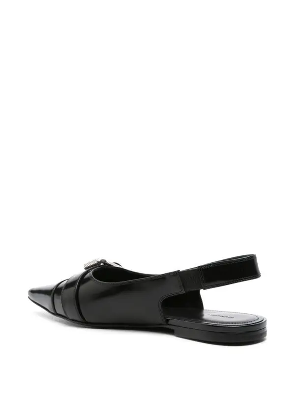 Givenchy Leather Slingback Flats