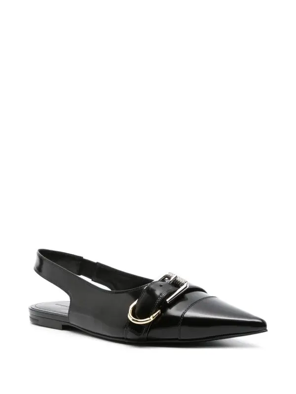 Givenchy Leather Slingback Flats