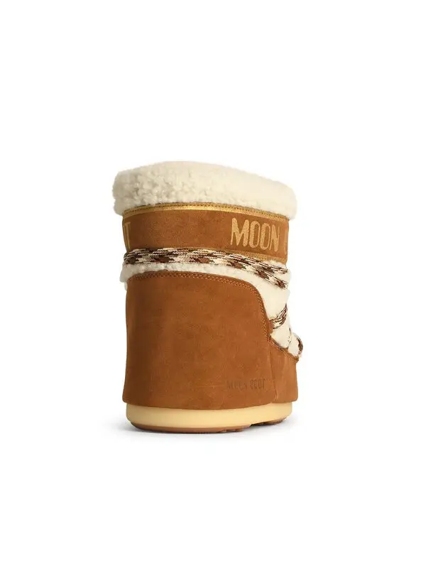 Moon Boot Icon Shearling Boots - Beige